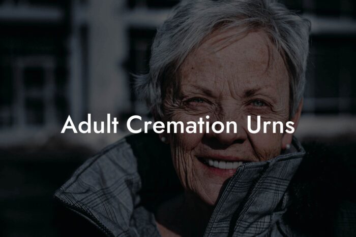 Adult Cremation Urns - Eulogy Assistant