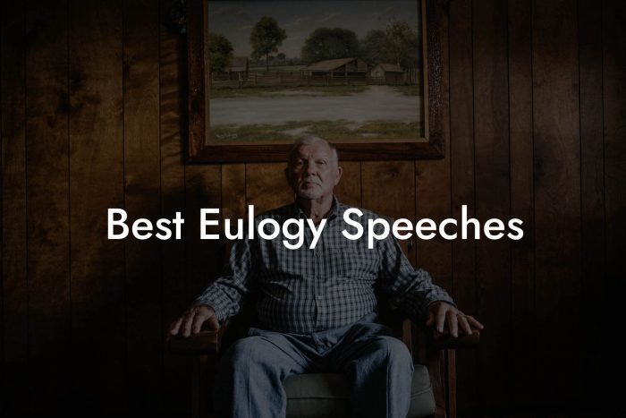 Best Eulogy Speeches - Eulogy Assistant