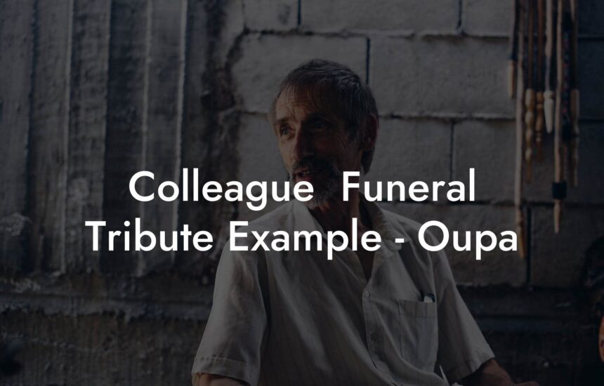 Sister Funeral Tribute Template Example - Paula - Eulogy Assistant