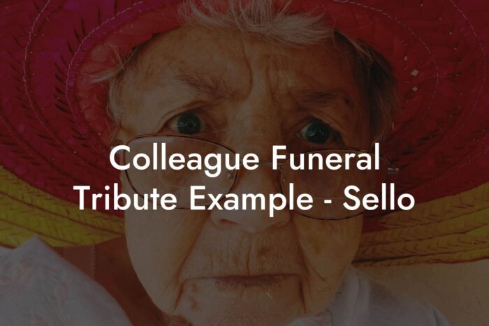 A Sample Eulogy For Nan - Maureen - Eulogy Assistant