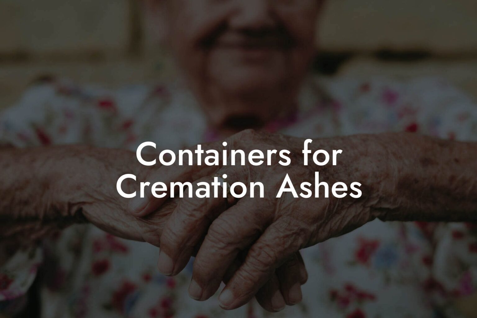Containers for Cremation Ashes - Eulogy Assistant