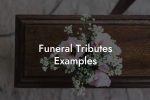 Funeral Tributes Examples - Eulogy Assistant