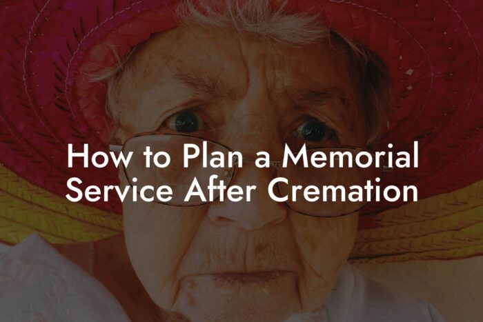How to Plan a Memorial Service After Cremation - Eulogy Assistant