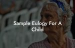 Sample Eulogy For A Child - Eulogy Assistant
