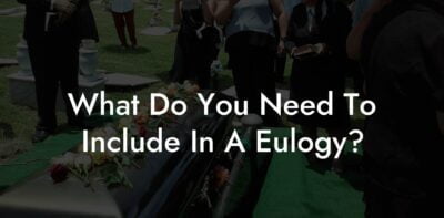 Eulogy For Young Man - Eulogy Assistant